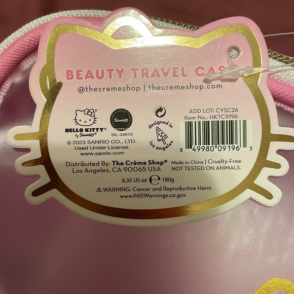 Sanrio | Bags | Hello Kitty X Creme Skin Care Bag | Poshmark